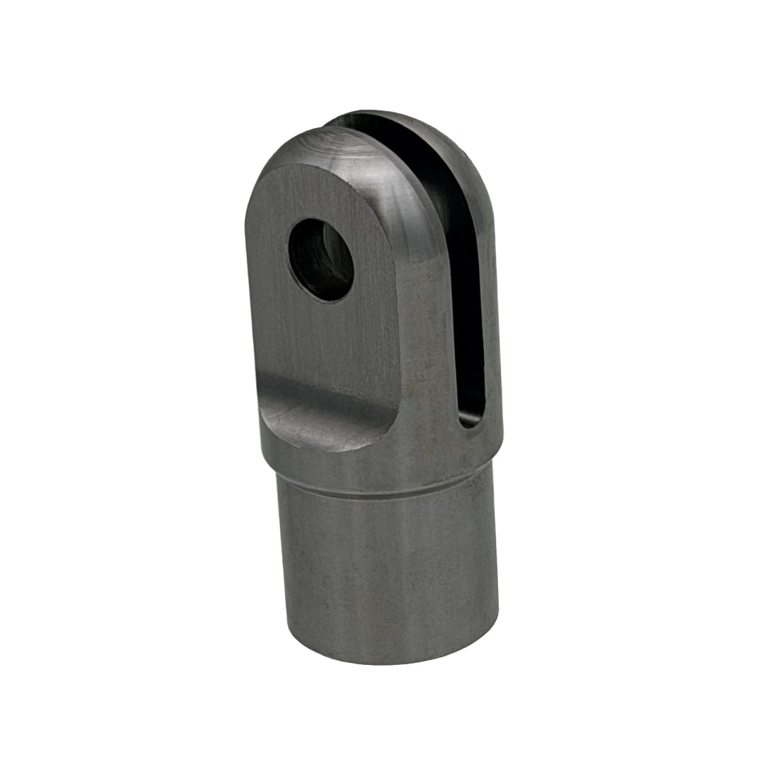 Clevis End, Fits 1.125" x .058 Tube, .195 Slot, .375 Cross Hole ...